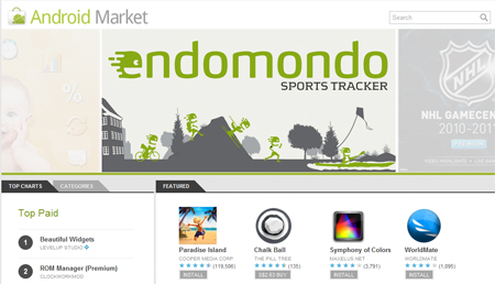 Android Market Revamped and Adds Paid Apps Support to More Countries ...