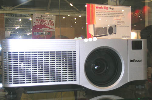 InFocus and Intel's Booths : SITEX 2006 - Ground Zero - HardwareZone.com.sg