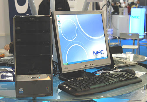 NEC's Booth : COMEX 2006 - The Full Coverage - HardwareZone.com.sg