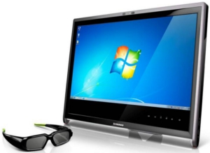 NVIDIA Showcases Lenovo 3D Gaming Monitor with NVIDIA 3D Vision ...