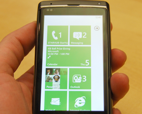 Microsoft Windows Phone 7 Hands-on Preview - HardwareZone.com.sg