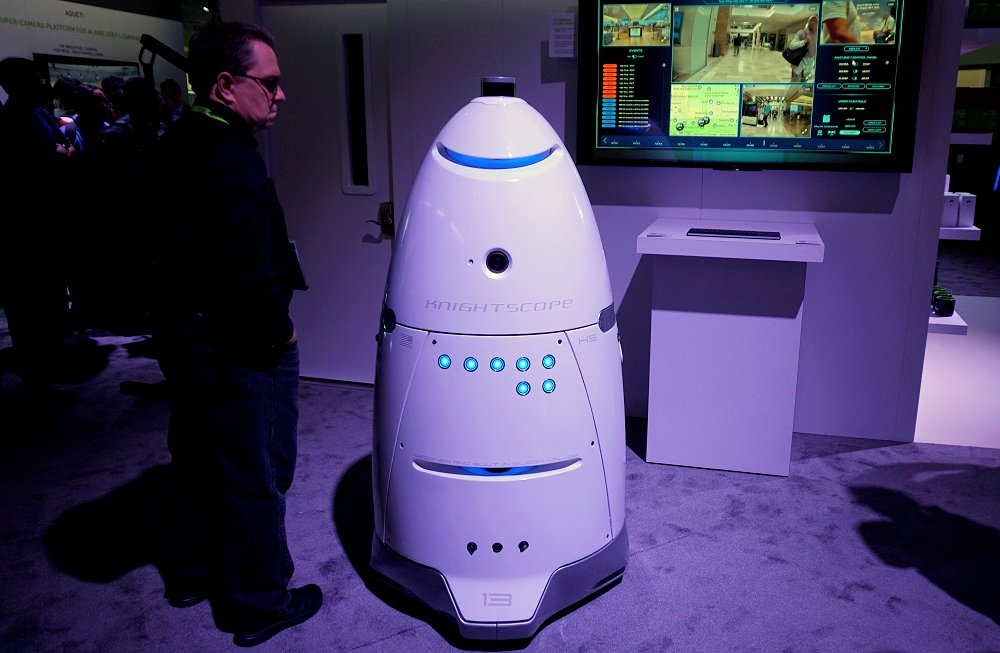 A.I. Robots : GTC 2017: NVIDIA's smart city vision of A.I. police cars ...