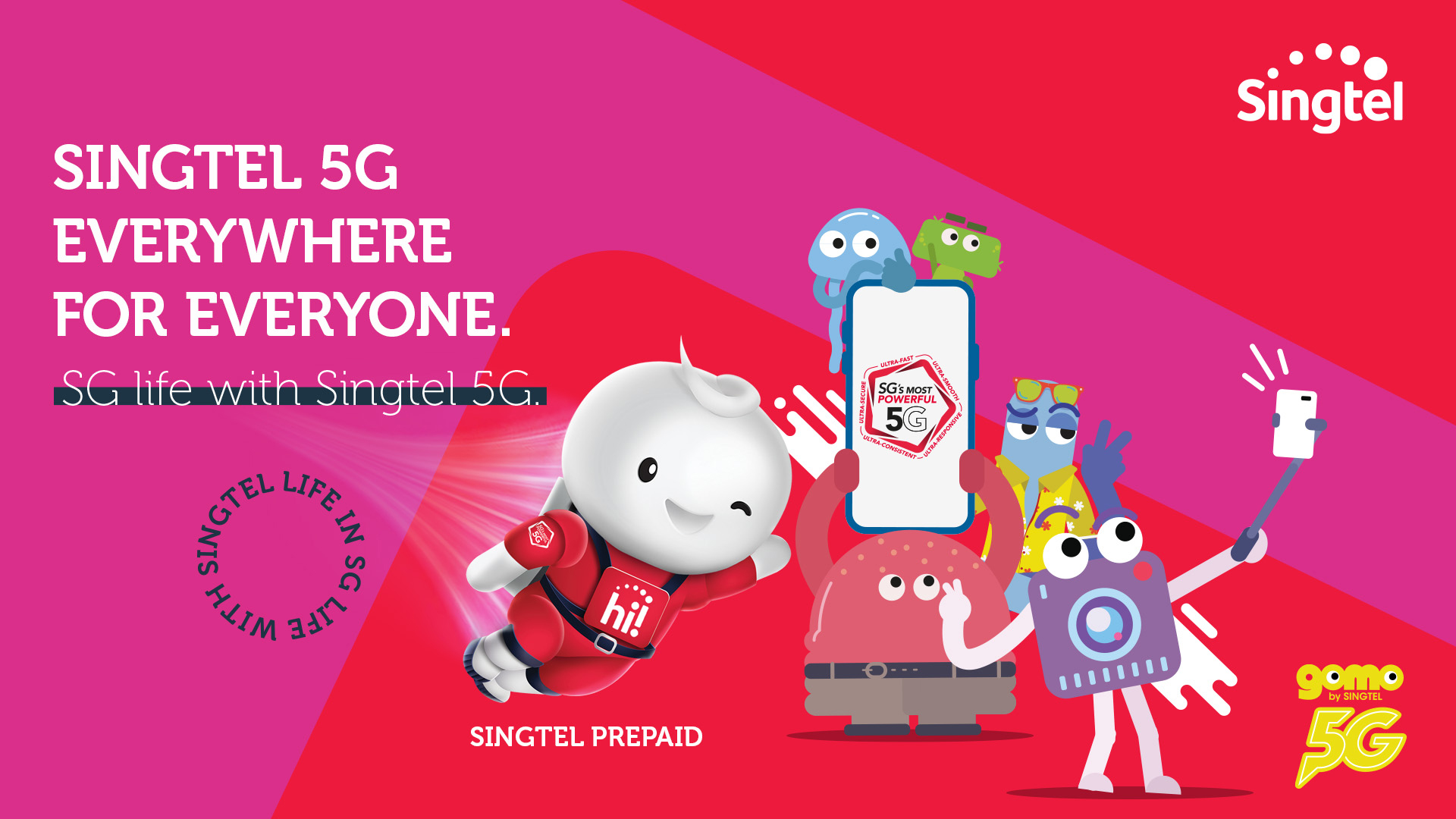 Singtel Launches 5G Enabled Prepaid And GOMO SIM only Plans Singtel Launches 5G Enabled Prepaid And GOMO SIM only Plans