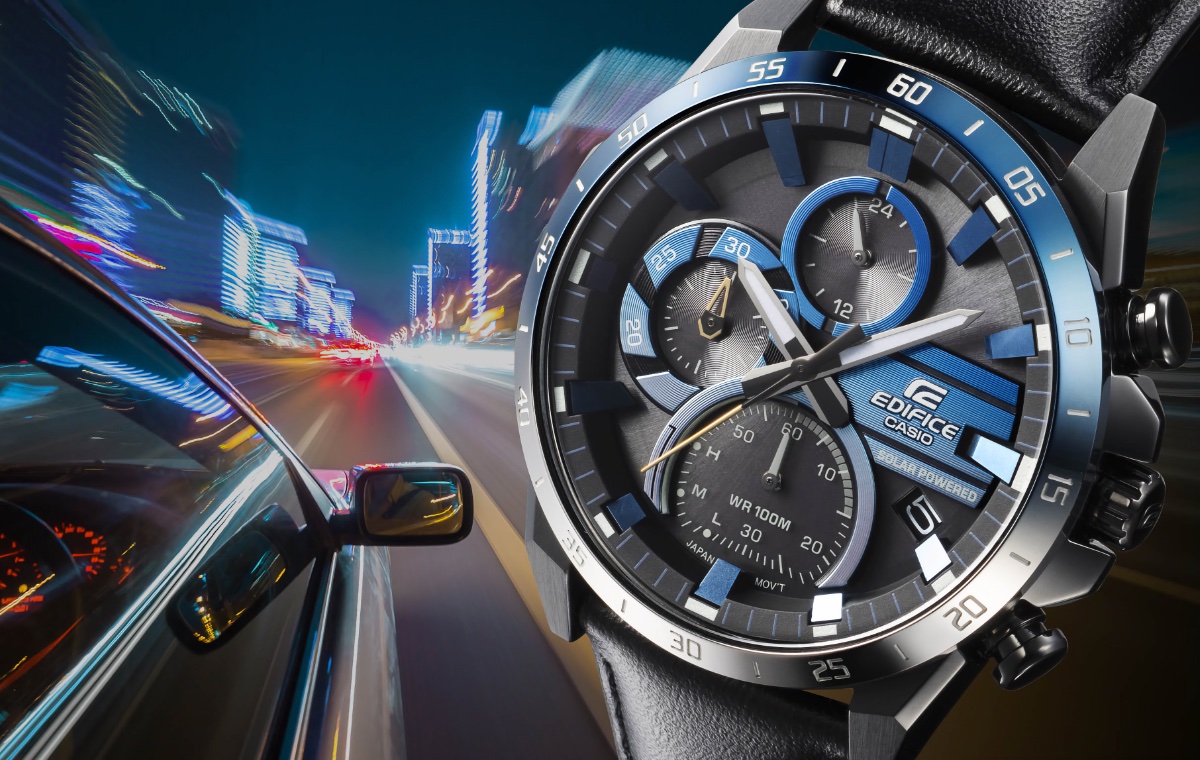 Casio's new Edifice Nighttime Drive watch series calls to mind cruising ...