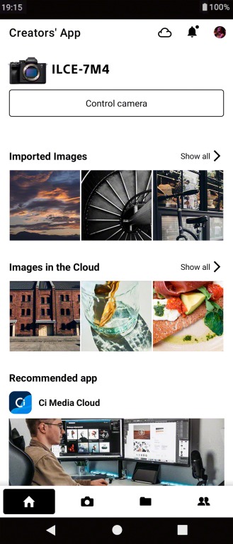 Sony’s Creators' App now allows you to upload photos from supported ...