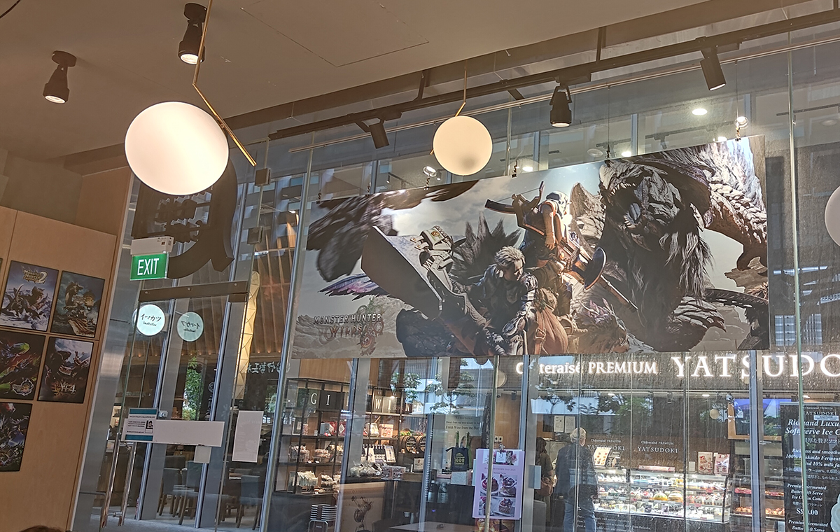 Cafe Photo Hunt and lucky draw : Lunch at Monster Hunter x Japan Rail ...