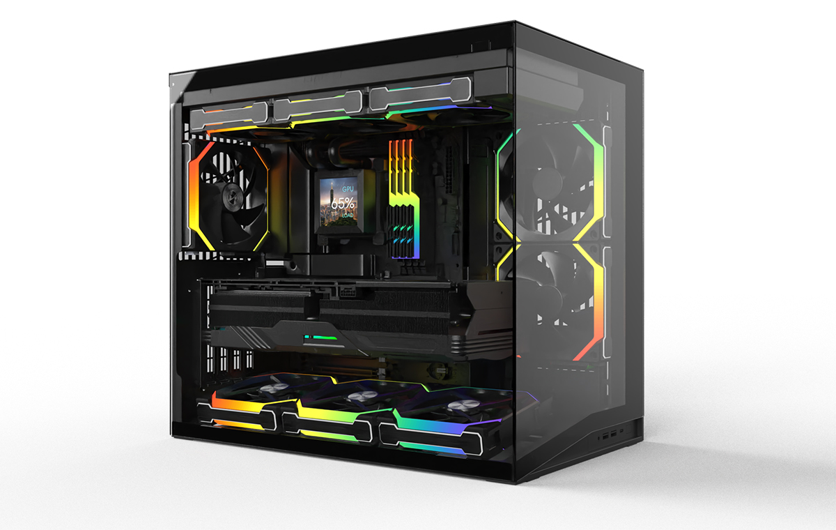 Lian Li brings LCD screens and modular SFF cases to Computex 2025 - HardwareZone.com.sg